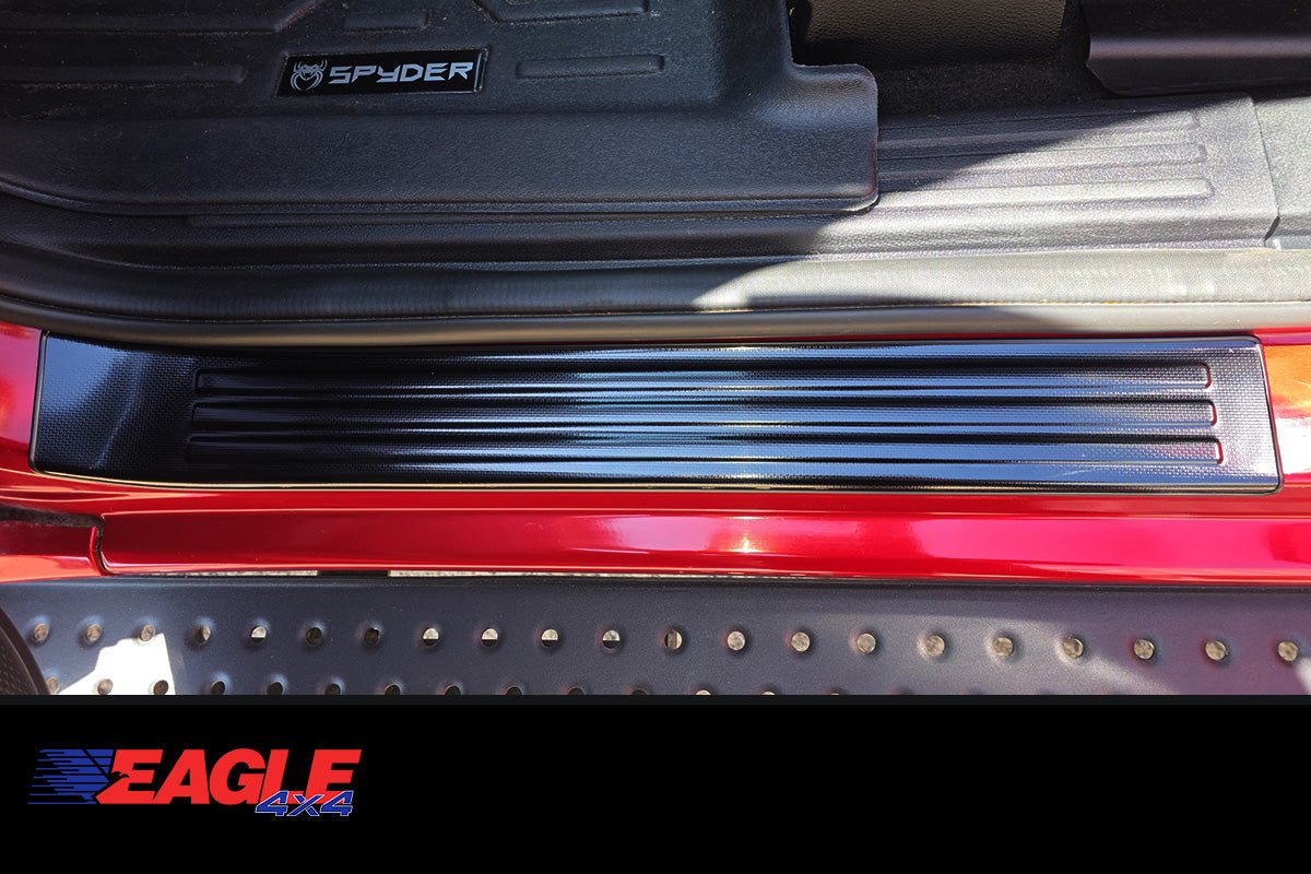 Ford Ranger 2023+ Door Sill Guards (Black Snowflake) – Next-Gen Ranger UK
