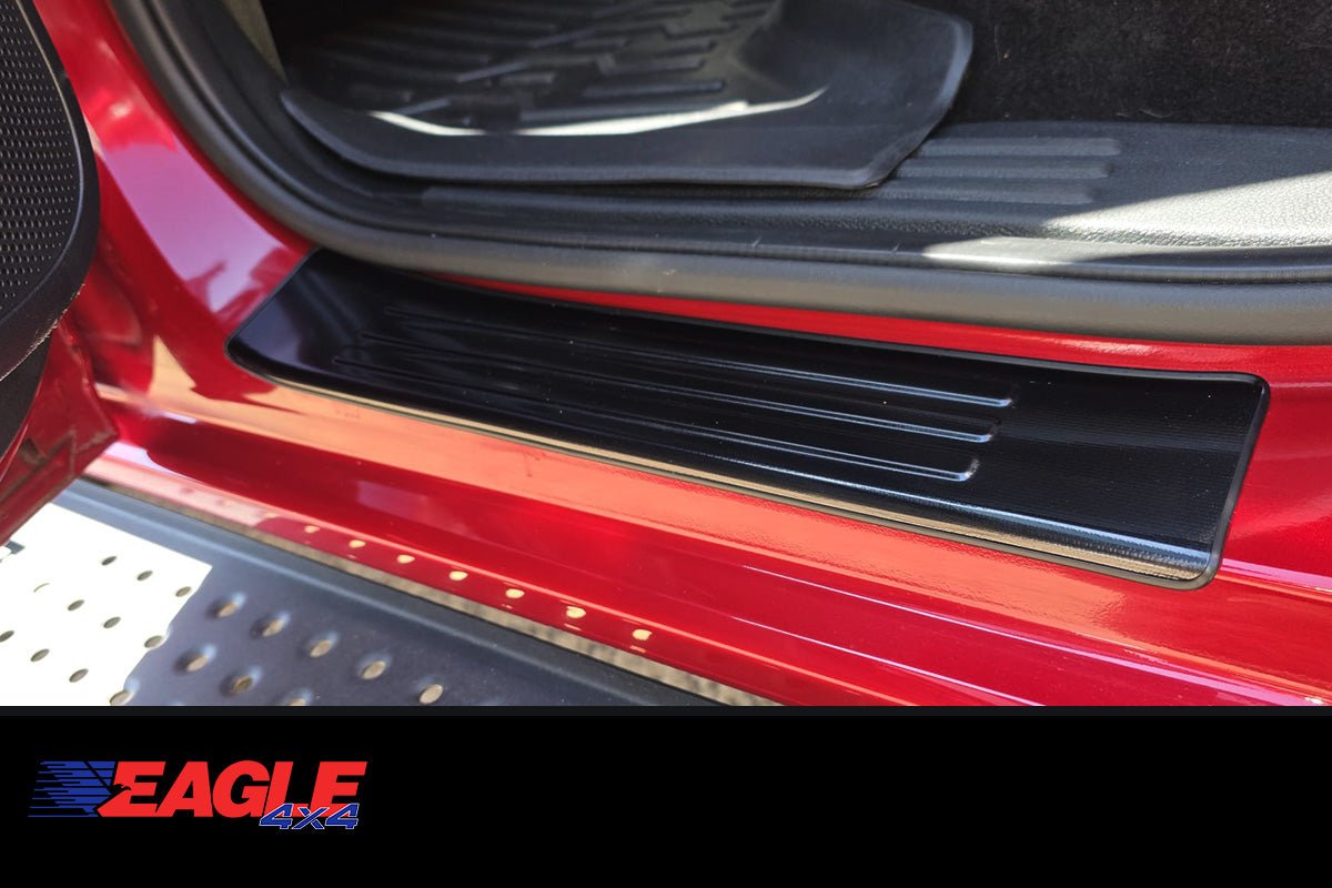 Ford Ranger 2023+ Door Sill Guards (Black Snowflake) – Next-Gen Ranger UK