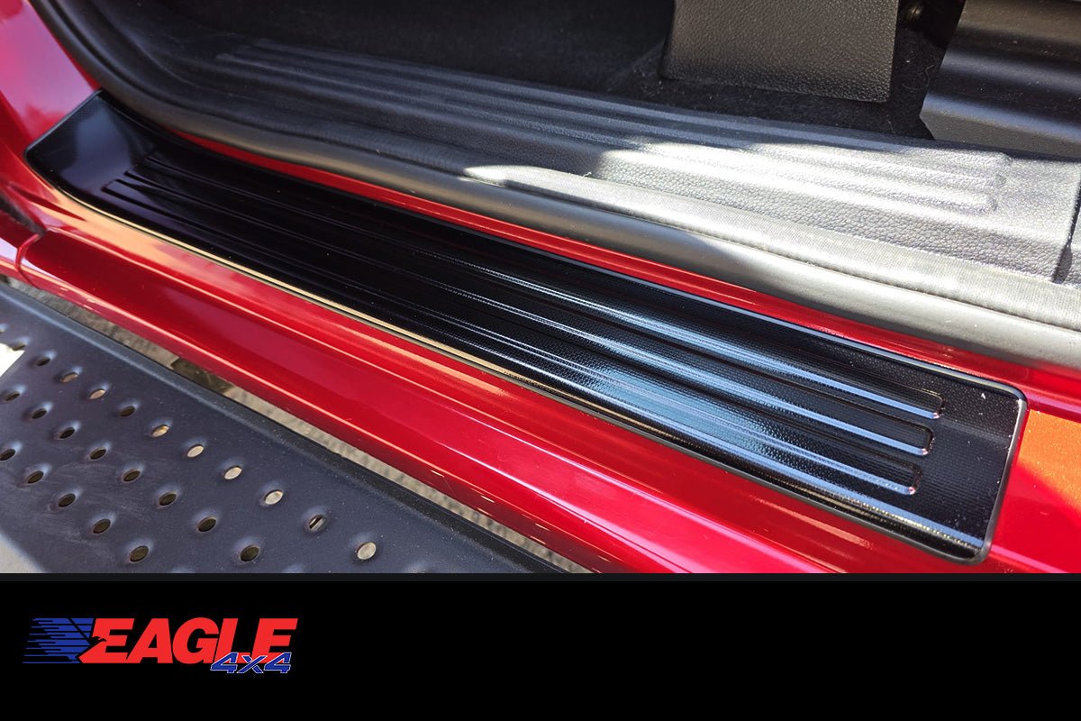 Ford Ranger 2023+ Door Sill Guards (Black Snowflake) – Next-Gen Ranger UK