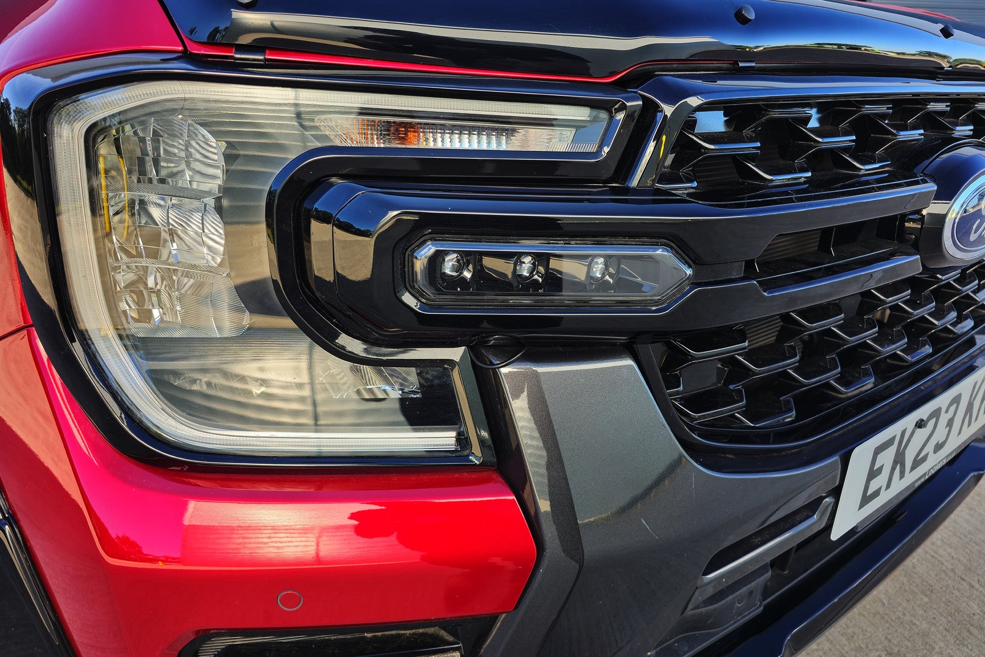 Ford Ranger 2023+ SpyderX Grille with LED Lights – Next-Gen Ranger UK