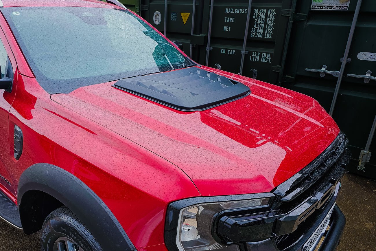 Ford Ranger 2023+ Rallye Style Bonnet Scoop - Matt Black – Next-Gen ...
