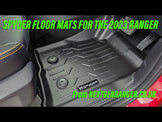 Ford Ranger 2023+ Spyder Floor Mats - Full Set – Next-Gen Ranger UK